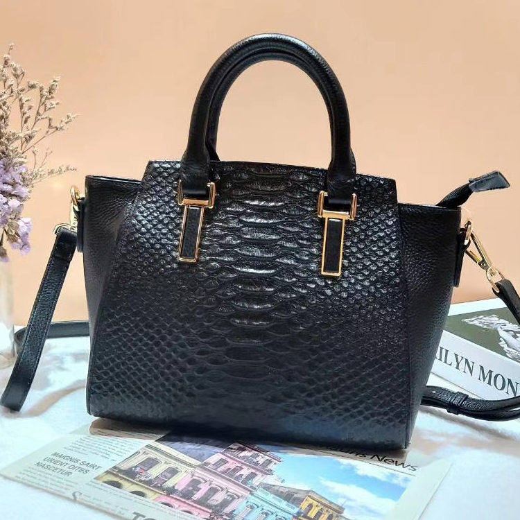 Python Real Leather Tote Bag Women Handbags LH3043_5 Colors